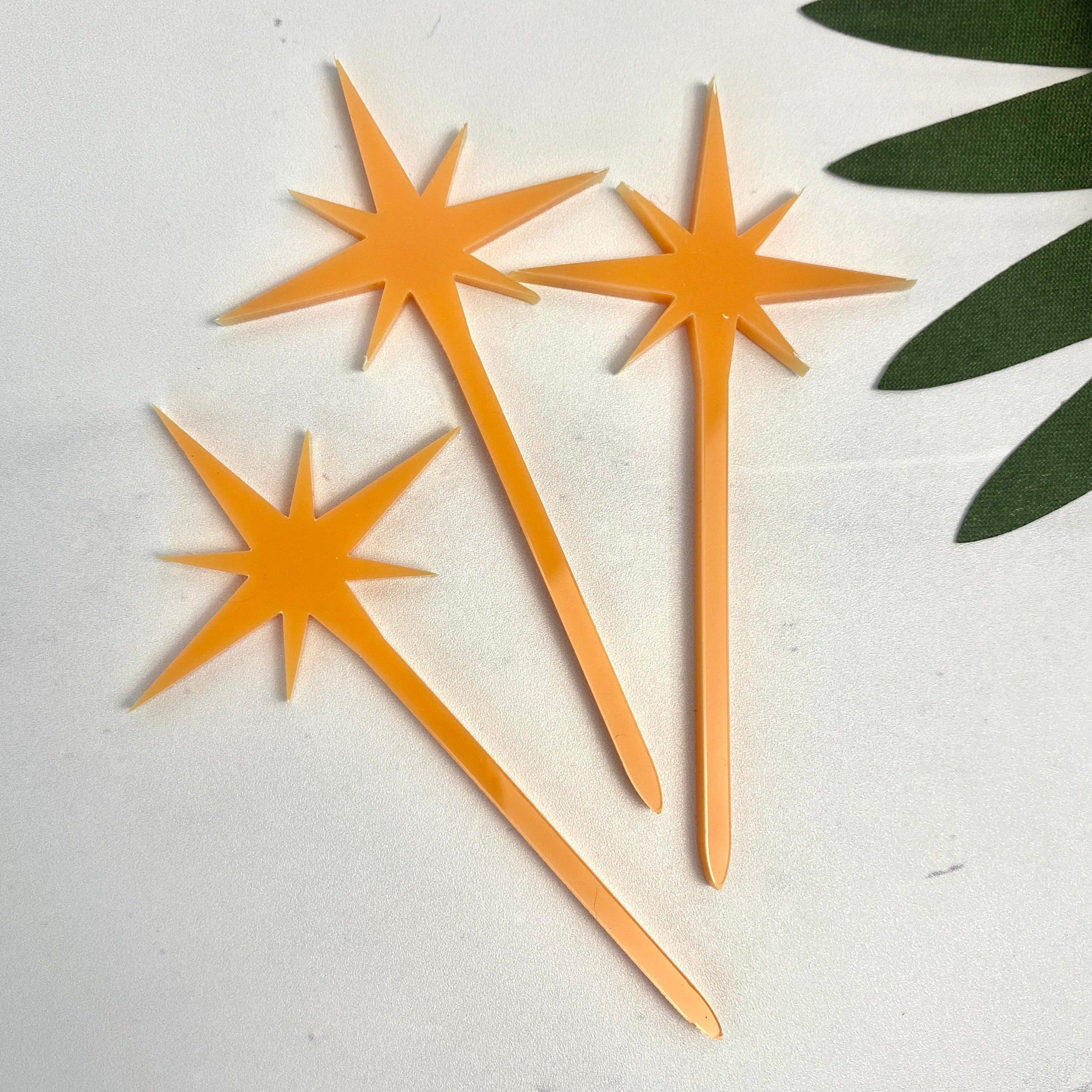North Star Cupcake Toppers – Atomic Kraftworks